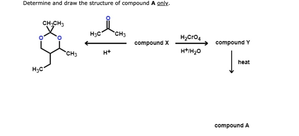 SOLVED: Determine and draw the structure of compound only: CHCH; Hzc ...