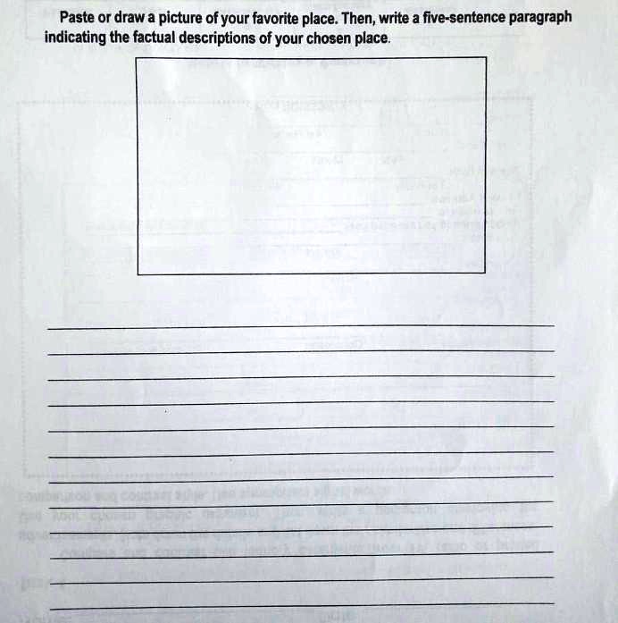 Guys pa help po sa english paste or draw a picture of your...