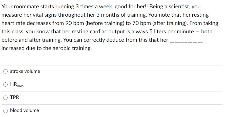 Your roommate starts running 3 times a week, good for her!! Being a ...