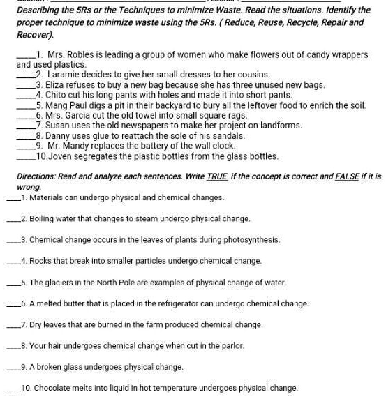 SOLVED: Please answer po sana masagot. Describing the SRs or the ...