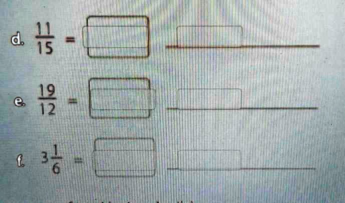 SOLVED: Fracciones y números decimales 1. Representa cada fracción como un número decimal, y ...