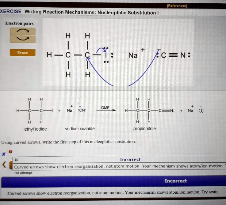 SOLVED: Exercise: Writing Reaction Mechanisms - Nucleophilic ...