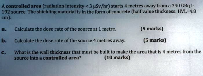 A controlled area (radiation intensity