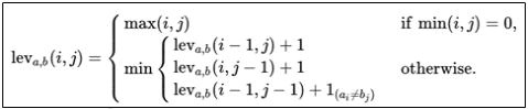 SOLVED: Levenshtein Distance Levenshtein distance is a string metric ...