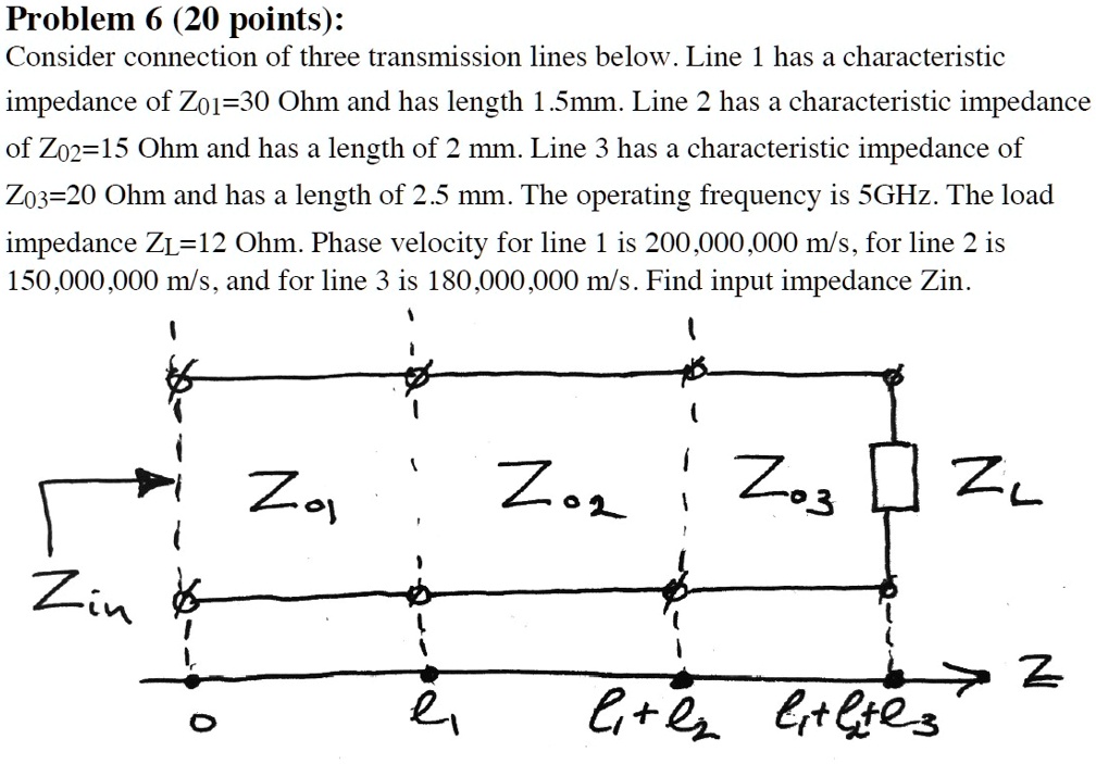 SOLVED: Problem 6 (20 points): Consider the connection of three ... SOLVED: Problem 6 (20 points): Consider the connection of three ...