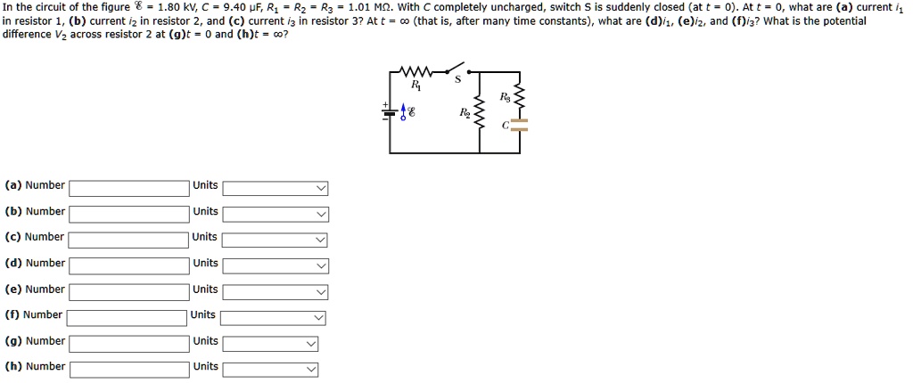 In The Circuit Of The Figure â‚¬ 1 80 Kv C 9… Solvedlib