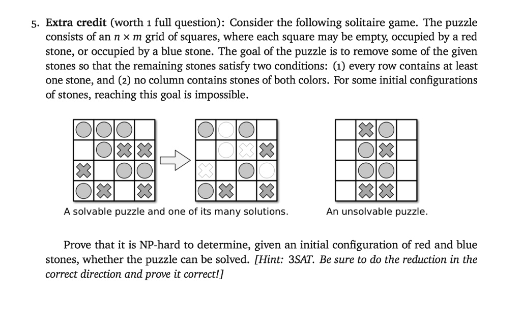 SOLVED: 5. Extra credit (worth 1 full question): Consider the following ...