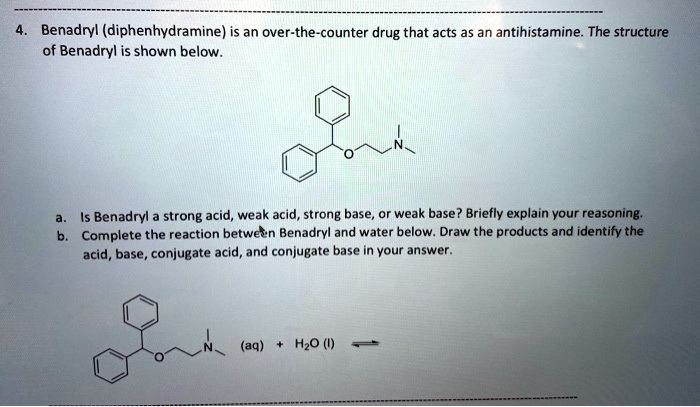 benadryl diphenhydramine is an over the counter drug that acts as an ...