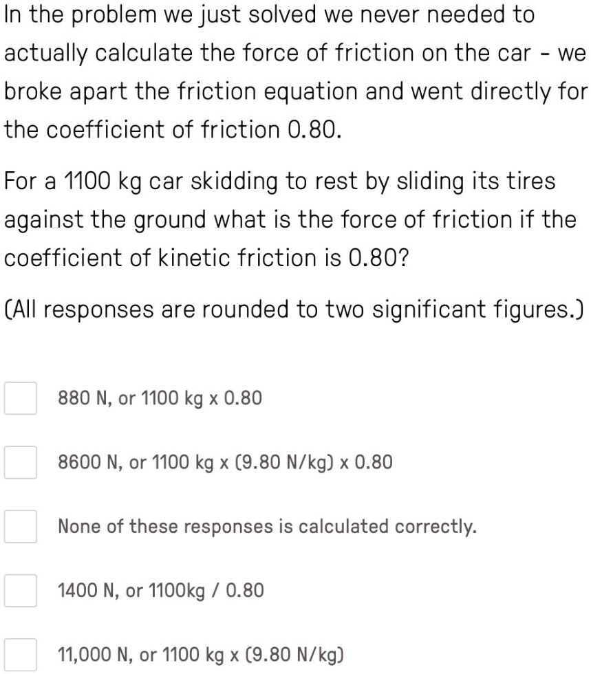 SOLVED: In the problem we just solved, we never needed to actually ...