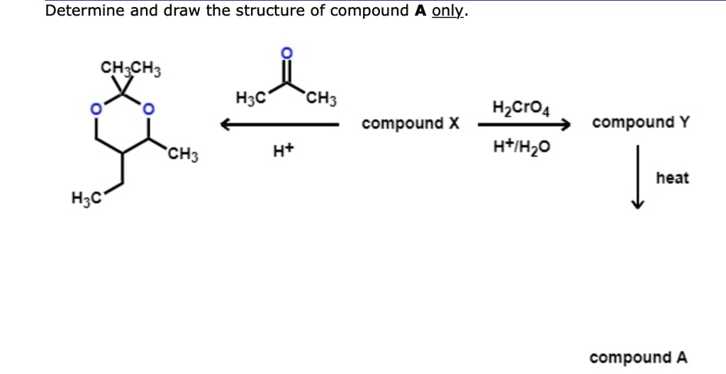 SOLVED: Determine and draw the structure of compound A only: CH3-CH-CH3 ...
