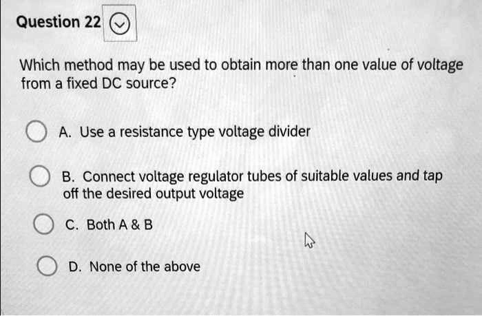 SOLVED: Question 22 Which method may be used to obtain more than one ...