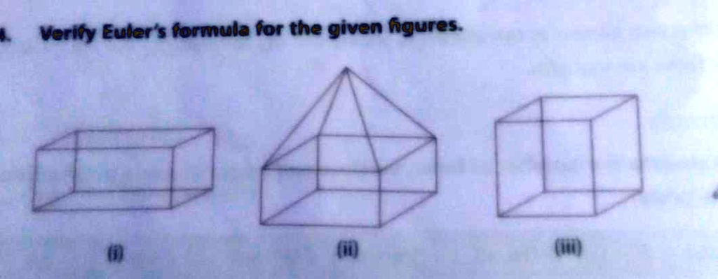 SOLVED: Verify Euler's formula for the given figure.