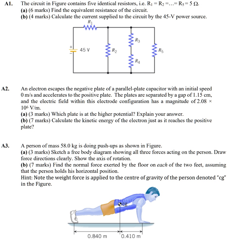 ai the circuit in figure contains five identical resistors ie ru rz frs ...