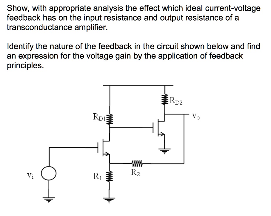 SOLVED: Show, with appropriate analysis, the effect which ideal current ...