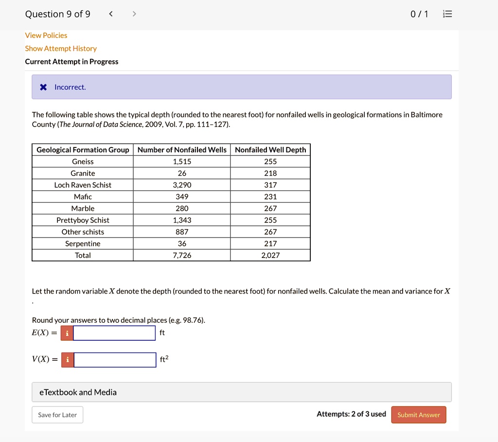 question 9 of 9 0 1 f view policies show attempt history current attempt in progress incorrect ...