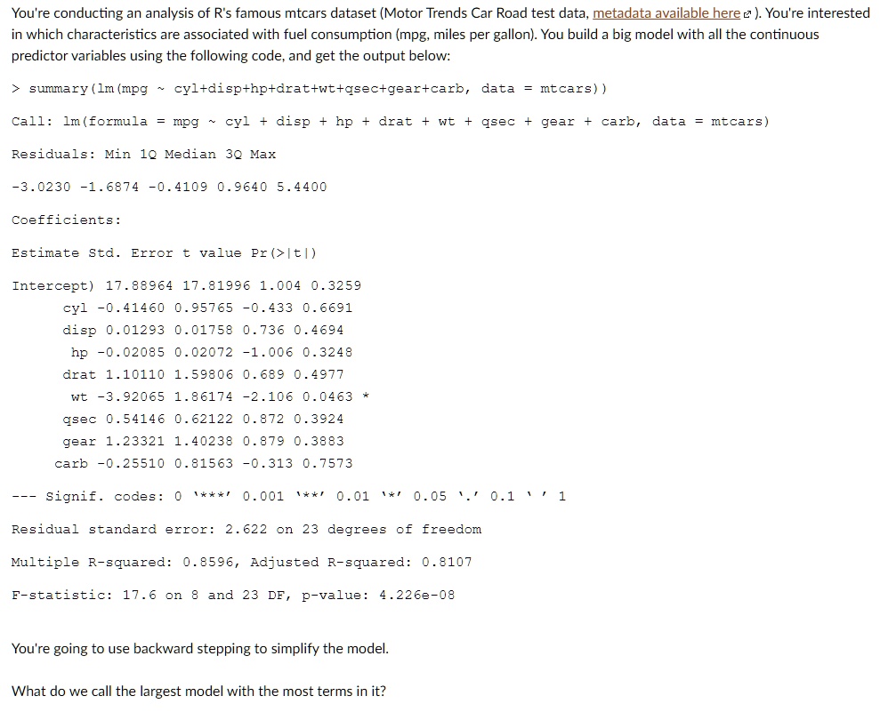 a the universal model b the global model c the overcomplicated model ...