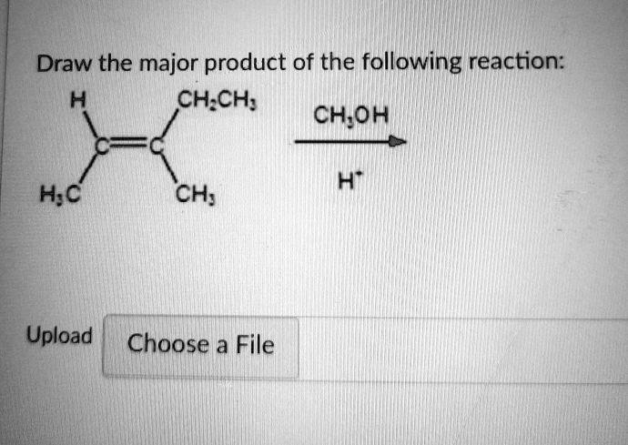 SOLVED: Draw the major product of the following reaction: CH3CH2CH2OH