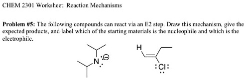 SOLVED: CHEM 2J01 Worksheet: Reduction Mechanisms Problem #5: The ...