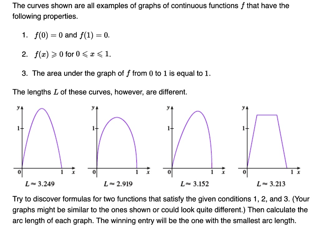 SOLVED: The curves shown are all examples of graphs of continuous ...