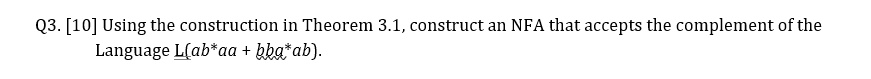 Solved Q3 10 Using The Construction In Theorem 31 Construct An 8607
