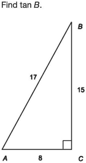 Find tan B.