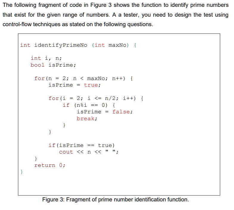 Solved I Draw The Control Flow Graph Of The Code The Following Fragment Of Code In Figure 3