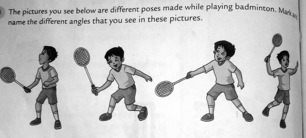 SOLVED: 'The pictures you see below are different poses made while ...