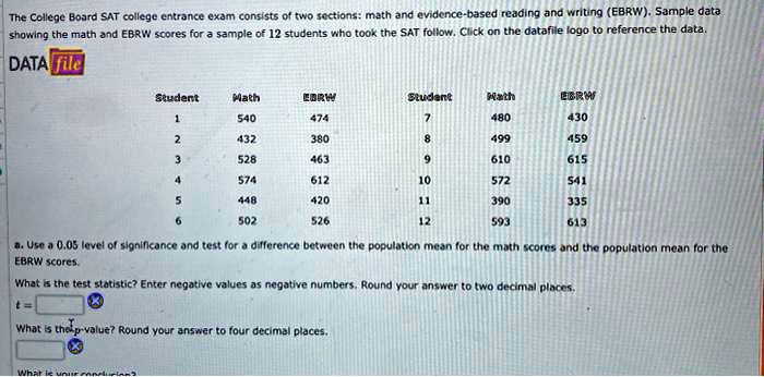 the college board sat collcge entrance exam consists of two sections ...