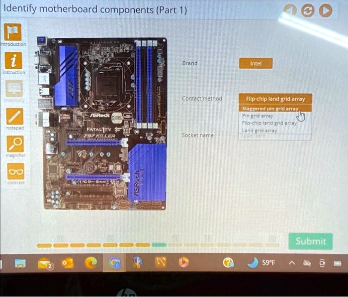 Identify motherboard components (Part 1) Introduction instruction Brand ...