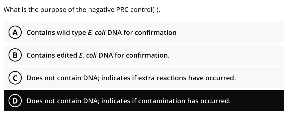 What is the purpose of the negative PRC control(-). (A) Contains wild ...