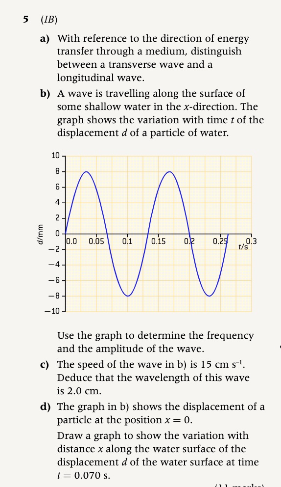 SOLVED: (IB) a) With reference to the direction of energy transfer ...