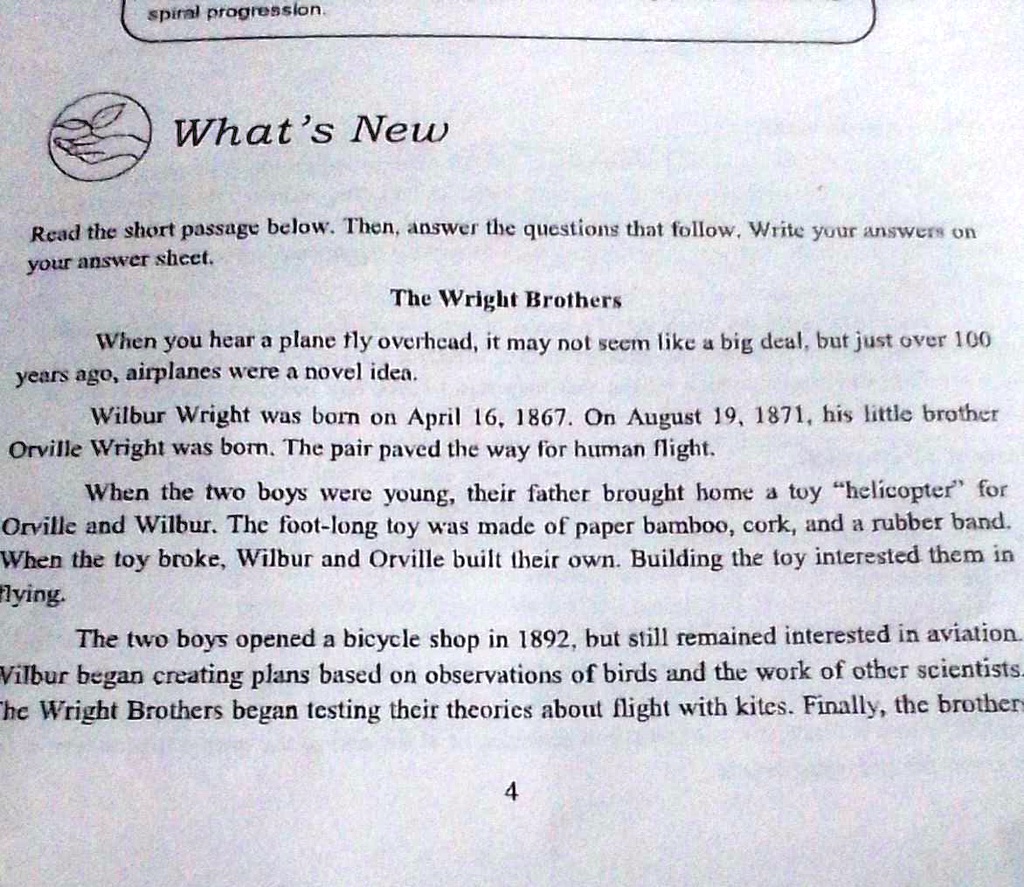 SOLVED:'Comprehension Questions:1. Who piloted the first successful ...
