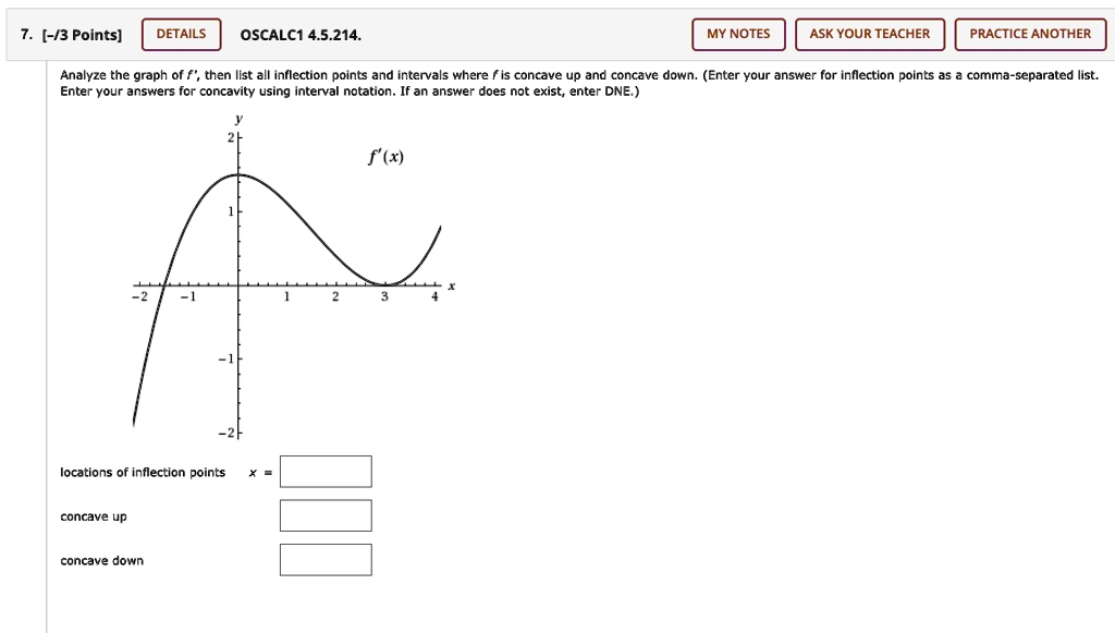 SOLVED: OSCALC1 4.5.214. MY NOTES ASK YOUR TEACHER PRACTICE ANOTHER ...