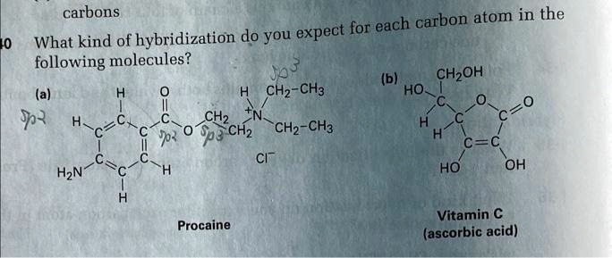 SOLVED: carbons following molecules? (b) CHOH HO (a) H . CH-CH3 H CH ...