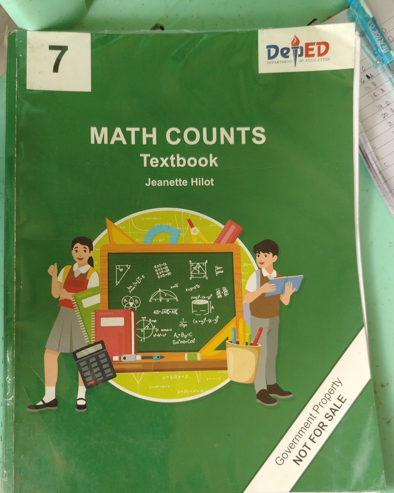 7 De?ED MATH COUNTS Textbook Jeanette Hilot