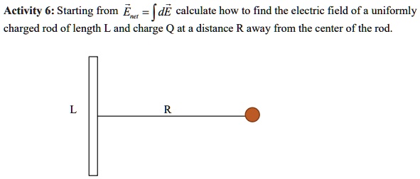 SOLVED: Activity 6: Starting from E, dE calculate how to find the ...