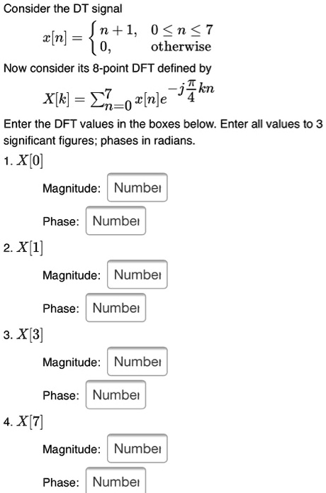 SOLVED: Consider the DT signal n+1, 0