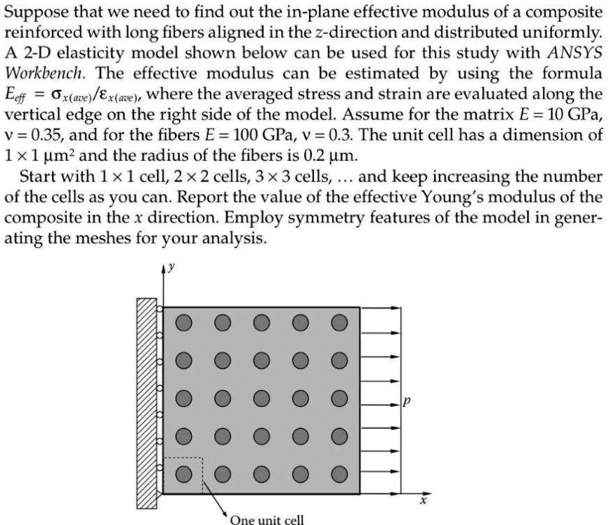 SOLVED: Please Show all steps in ANSYS Suppose that we need to find out ...