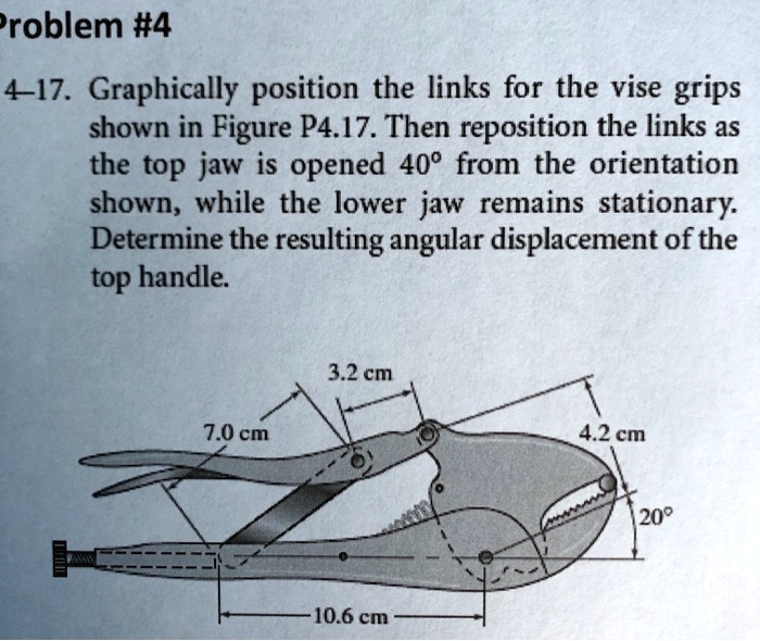 roblem4 4 17 graphically position the links for the vise grips shown in ...