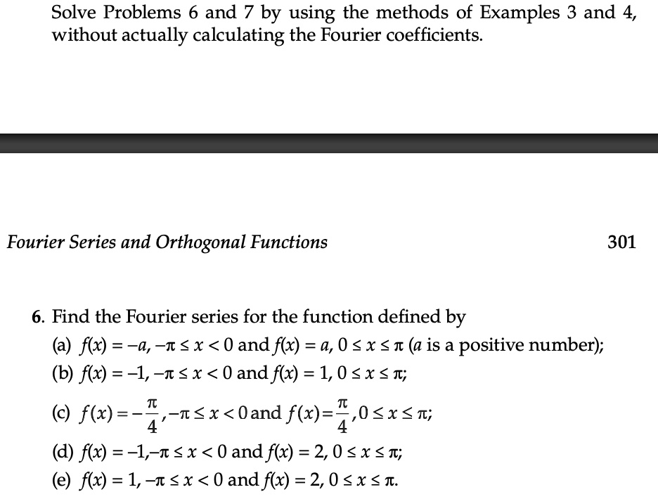 SOLVED: Solve Problems 6 and by using the methods of Examples 3 and 4 ...