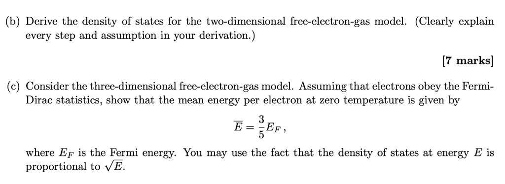b derive the density of states for the two dimensional free electron ... b derive the density of states for the two dimensional free electron ...