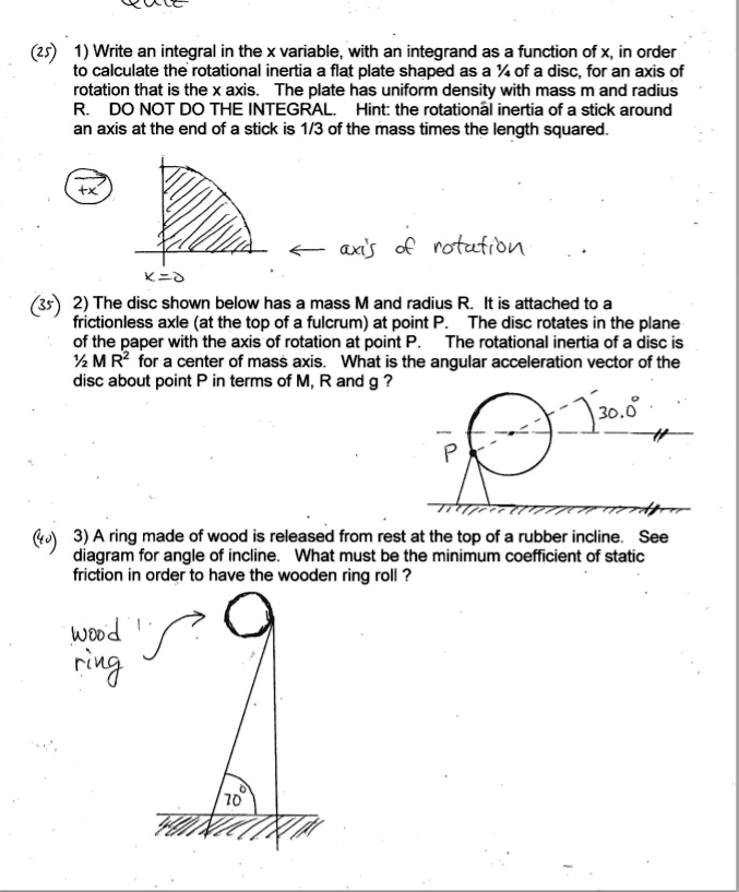 1 write an integral in the x variable with an integrand as a function ...