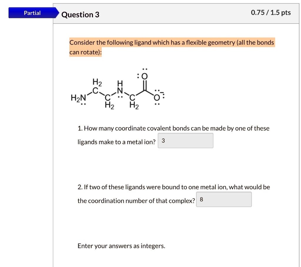 SOLVED: Consider the following ligand which has a flexible geometry ...
