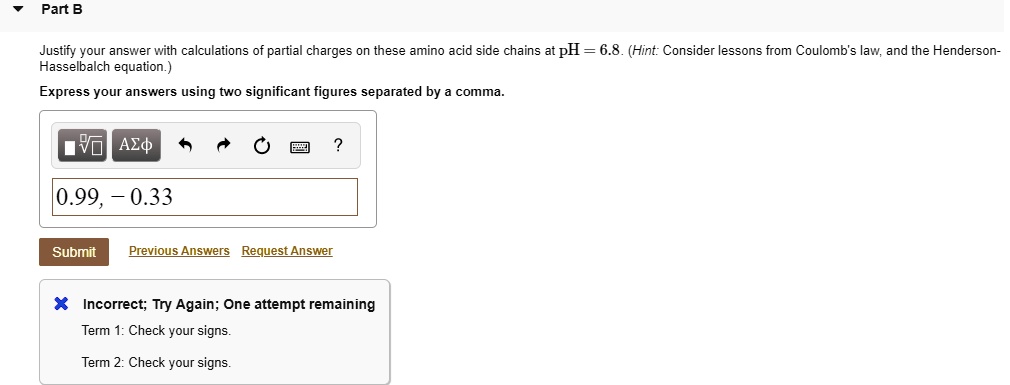Pant B Justify Your Answer With Calculations Of Partial Charges On