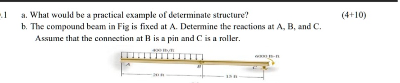 theory of structure what would be practical example of determinate ...