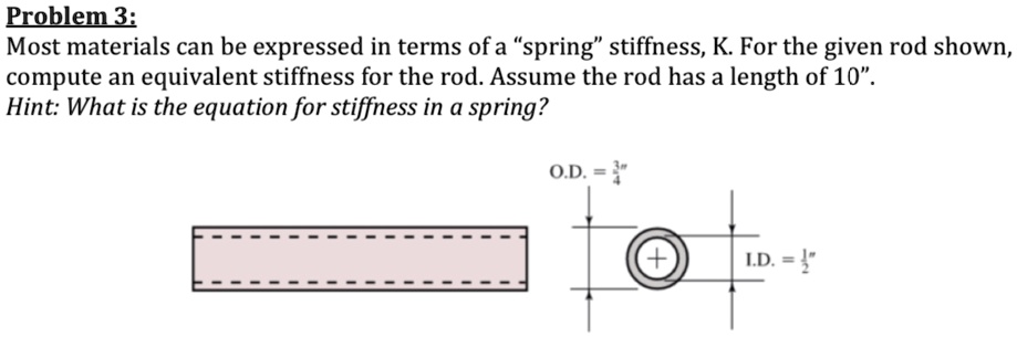 [GET ANSWER] problem 3 most materials can be expressed in terms of a ...
