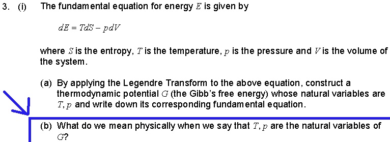 SOLVED: 3. (1) The fundamental equation for energy E is given by dE ...