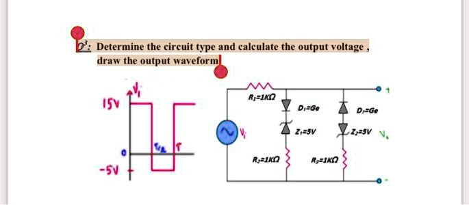 Solved Q3 Determine The Circuit Type And Calculate The Output Voltage