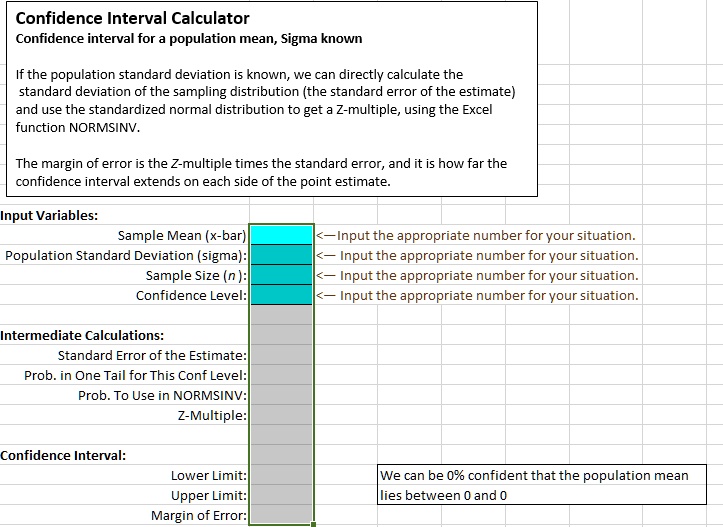 SOLVED: Confidence Interval Calculator Confidence interval for ...