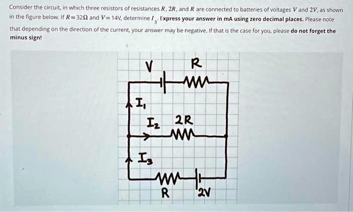 SOLVED: Consider the circuit, in which three resistors of resistances R ...